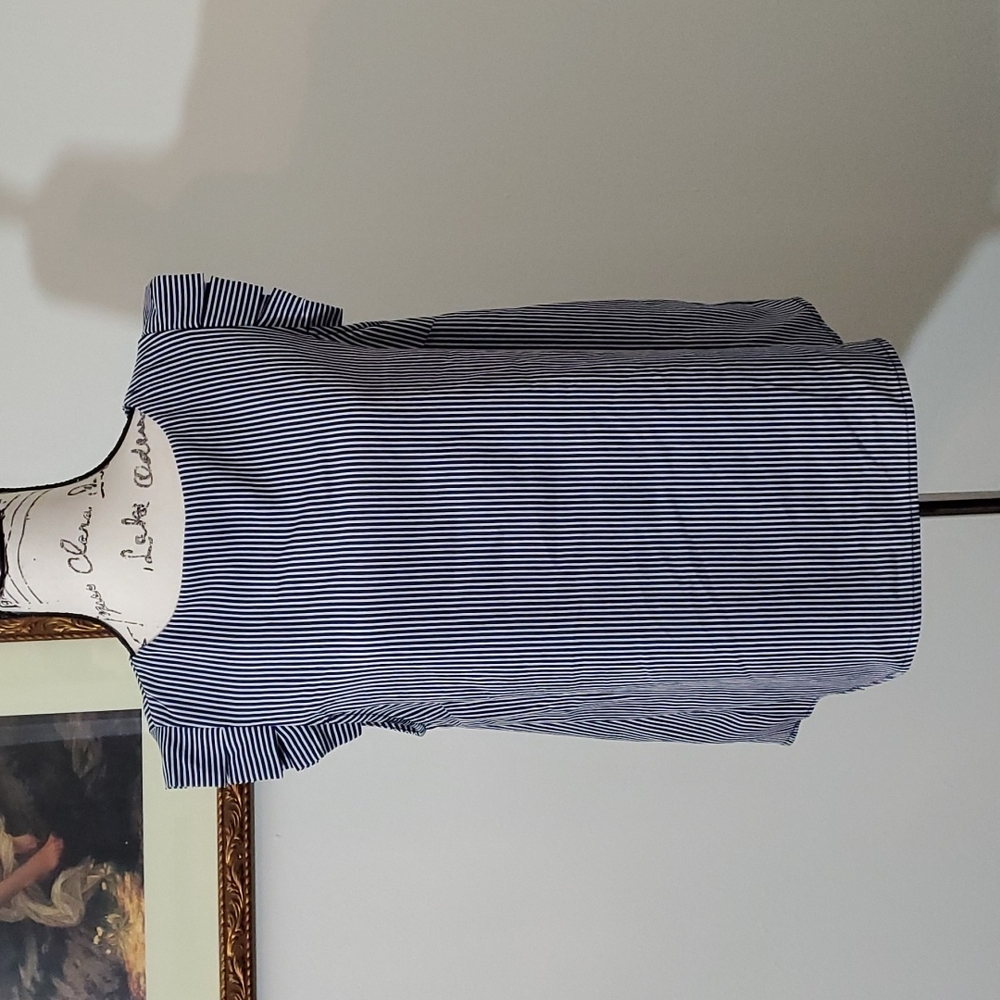 Monteau Blue And Gray Ruffled Too - Gem